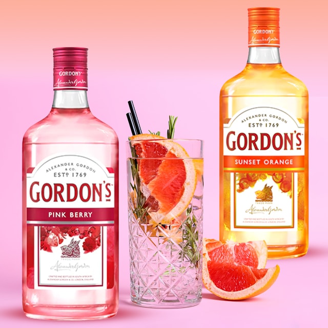 Gordon's 750ml Pink Berry or Orange Gin | OneDayOnly