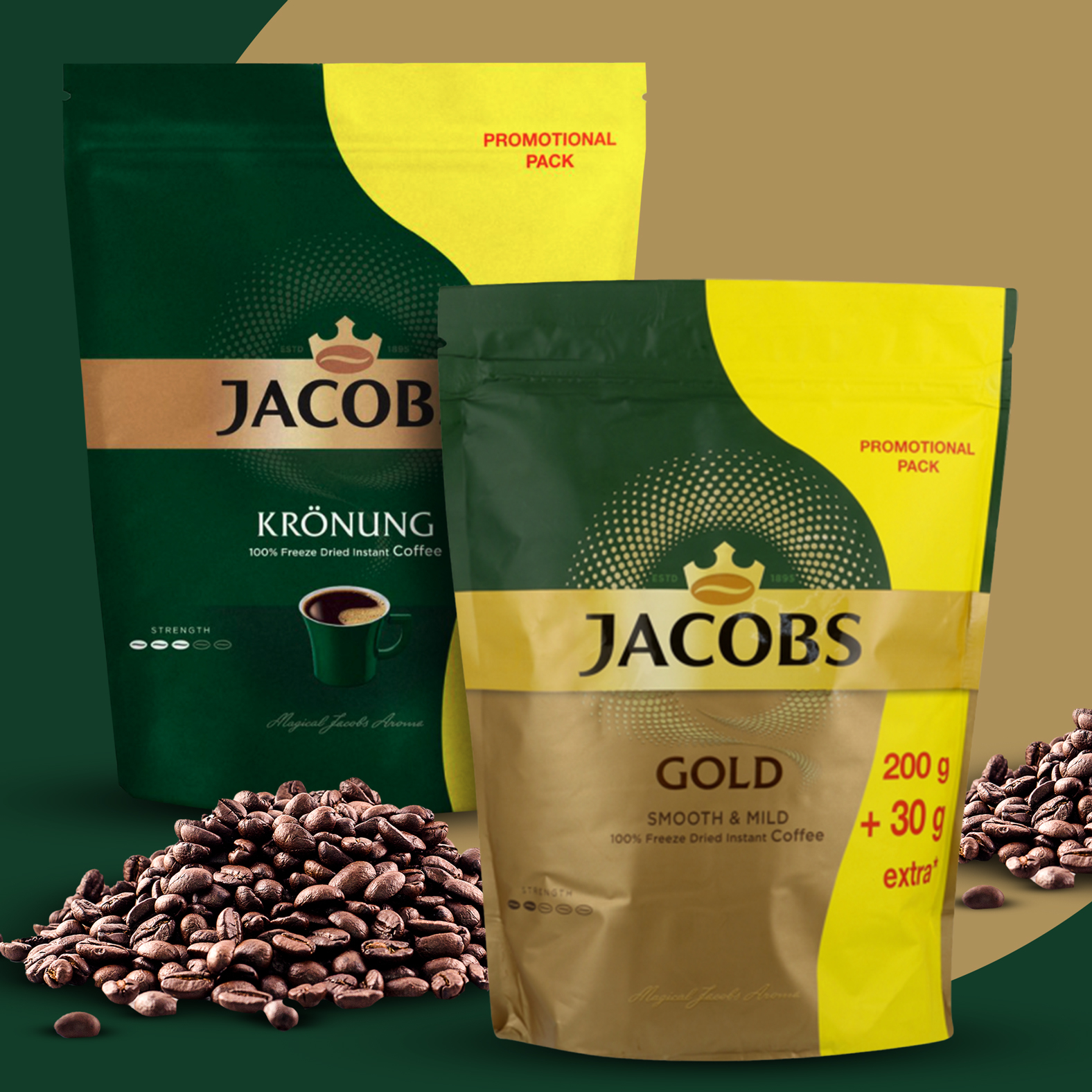 33% off on Jacobs 2x 230g Instant Coffees | OneDayOnly