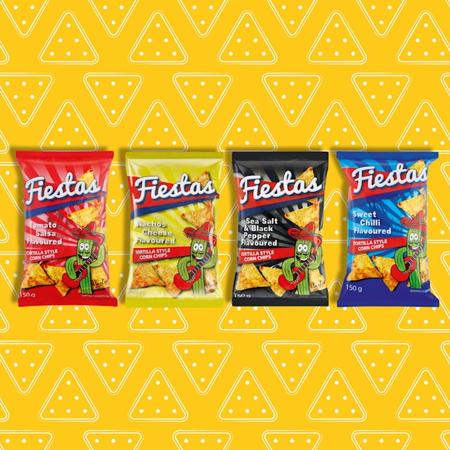 Fiestas 18x 150g Tortilla Style Corn Chips | OneDayOnly