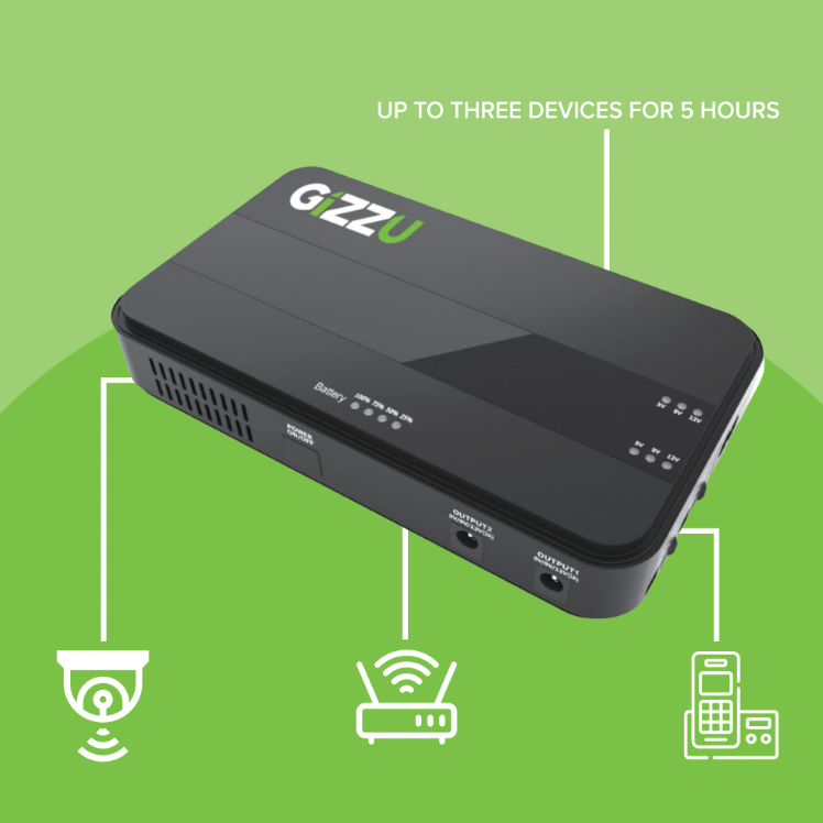 27% off on Gizzu 36W 8800mAh Mini DC UPS | OneDayOnly