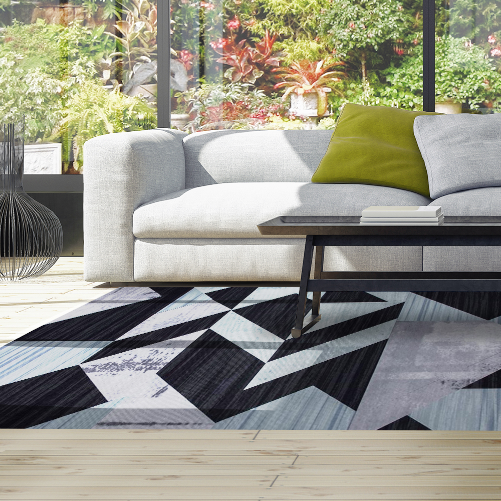 50% off on Pulse Geometric Pattern Rug | OneDayOnly