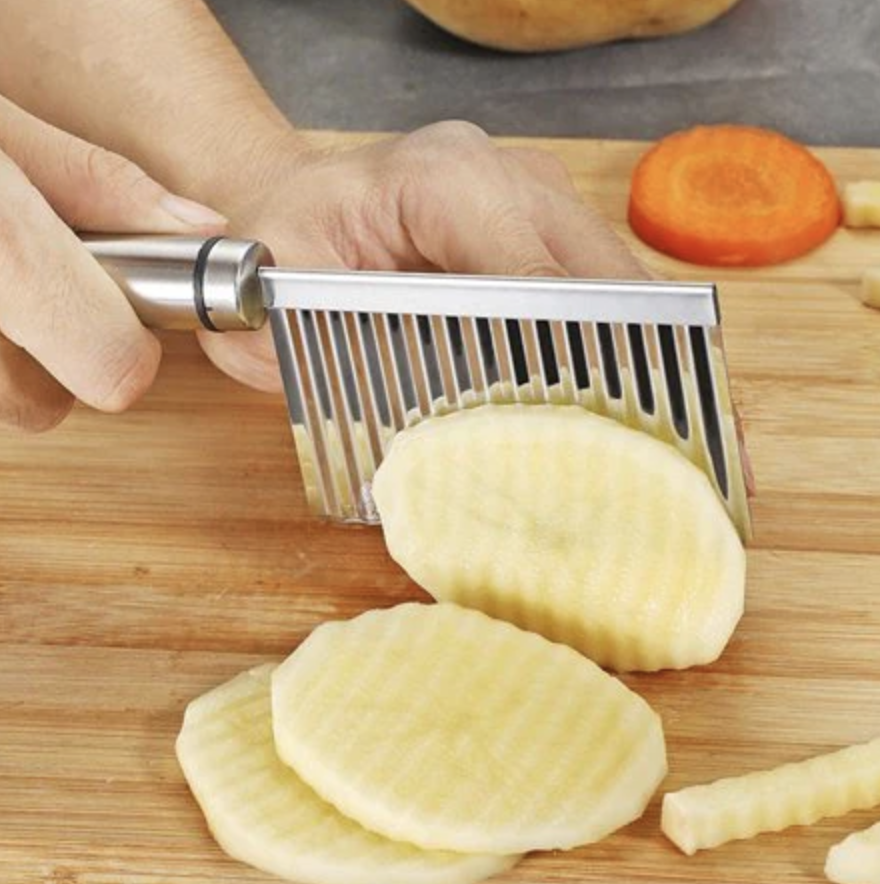 51% off on Kitchen Tools 2x Crinkle Chip Slicer | OneDayOnly