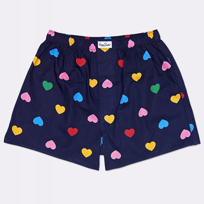 44% off on Happy Socks Men's Heart Boxers | OneDayOnly