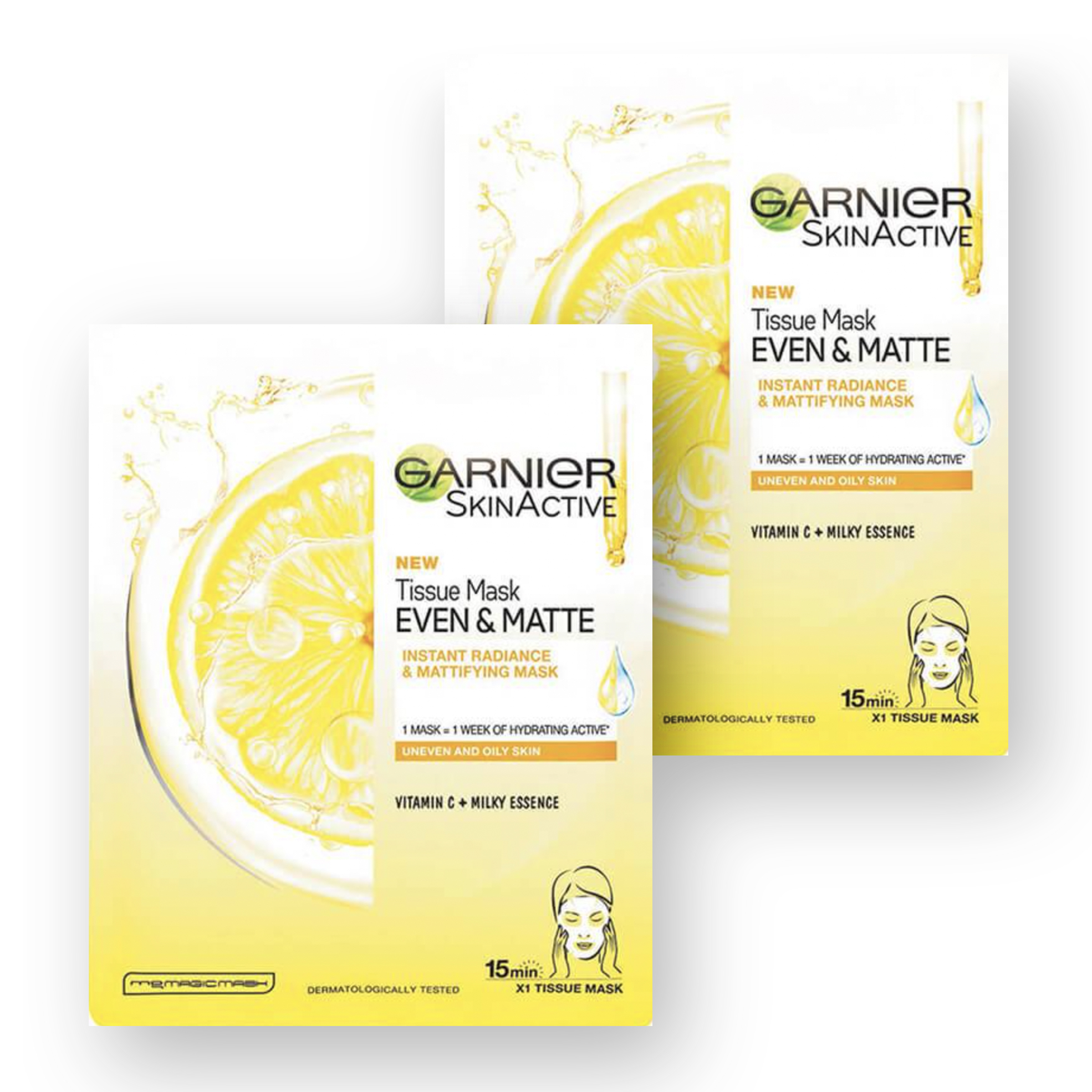 51% off on Garnier 2x Vitamin C Tissue Masks | OneDayOnly