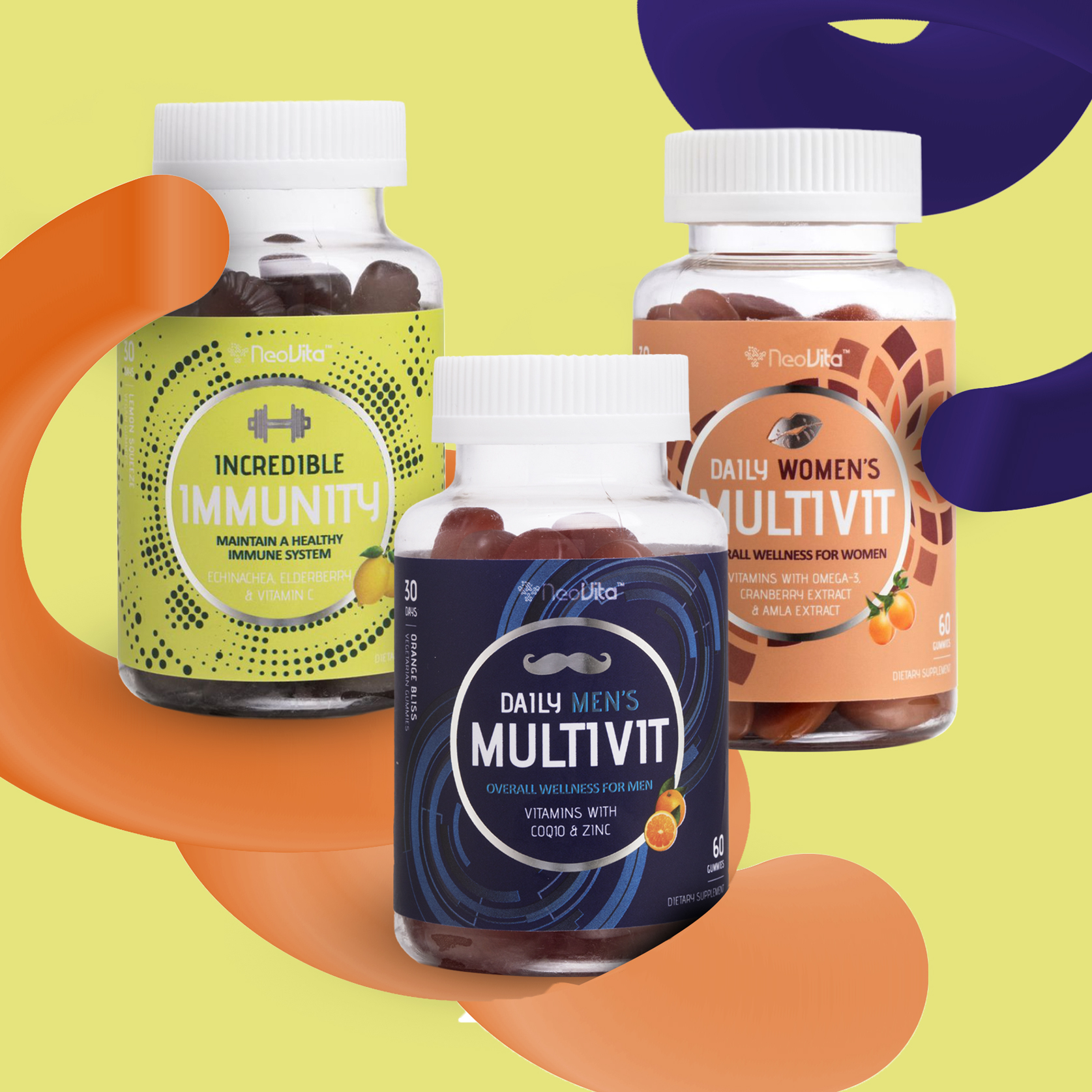20% off on Multivitamin & Probi-Tum Probiotic Gummies | OneDayOnly