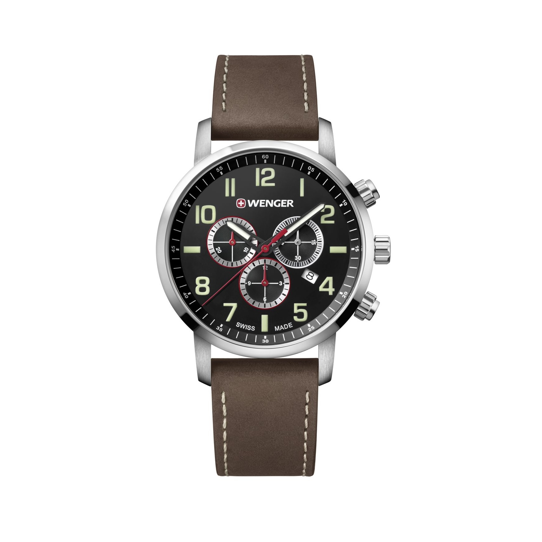 62% off on Men's Attitude Brown Chrono Watch | OneDayOnly