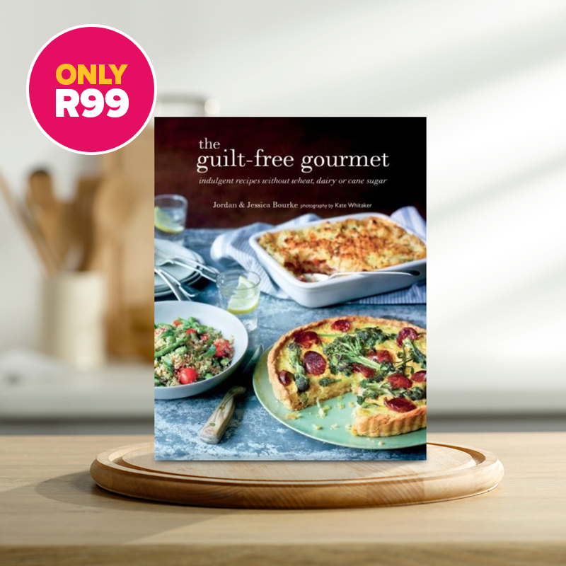 60% off on Jordan Bourke The Guilt Free Gourmet | OneDayOnly