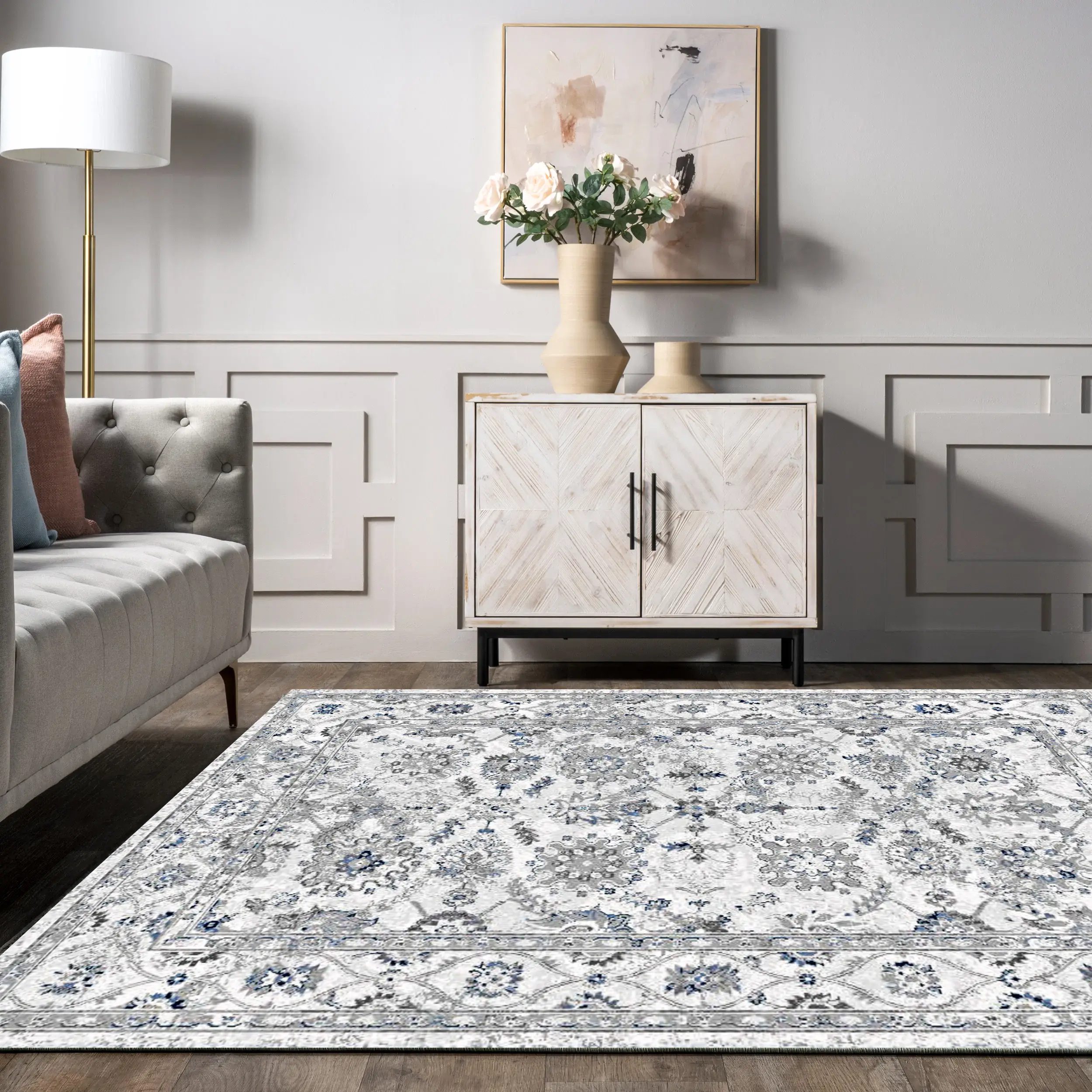 70% off on Skye Transitional Floral Rug | OneDayOnly