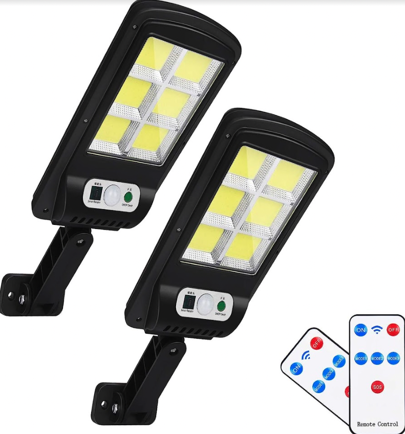 47% off on 2x 96 LED Solar Sensor Street Light | OneDayOnly