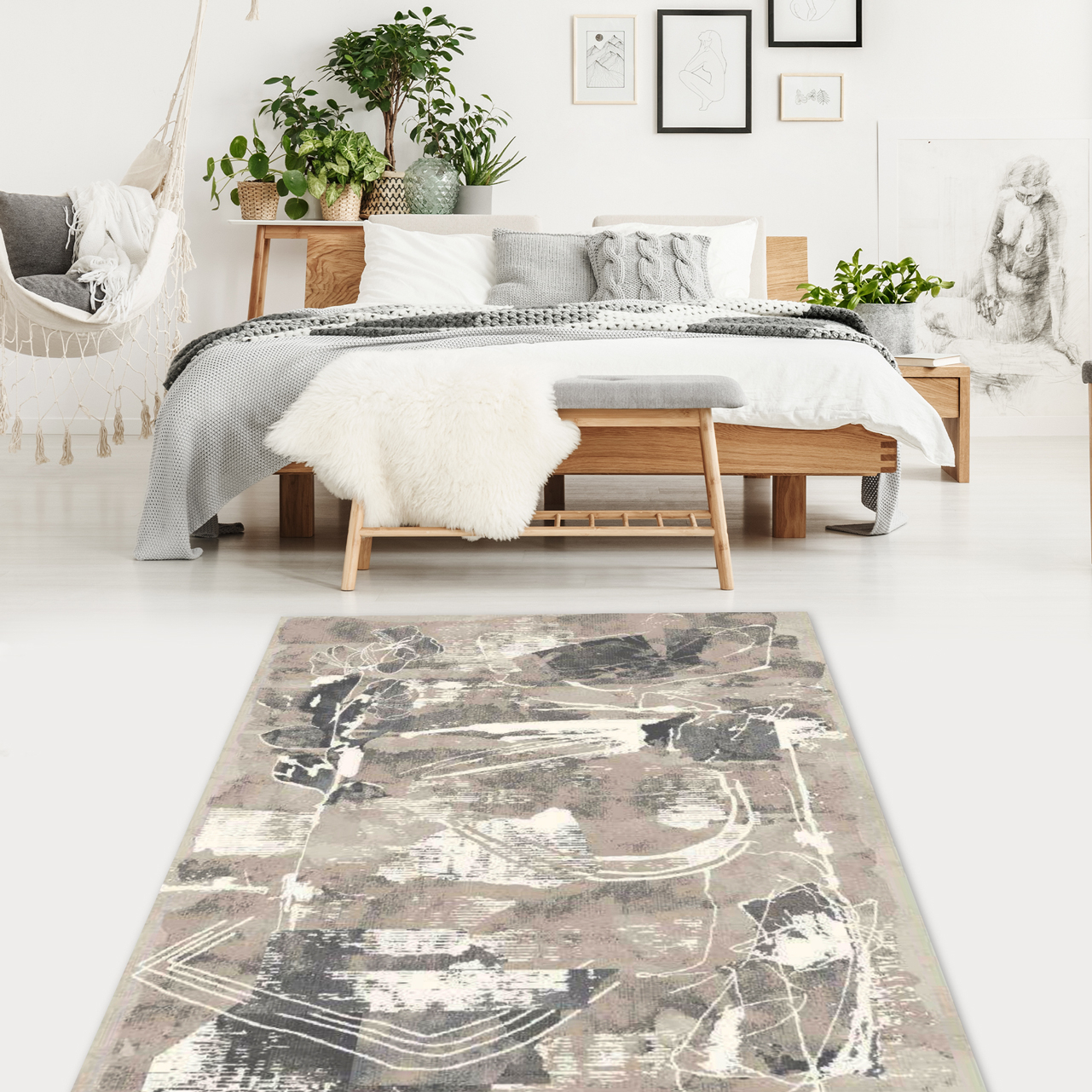 68% off on Prime Persian Grey Deep Ocean Carpet | OneDayOnly
