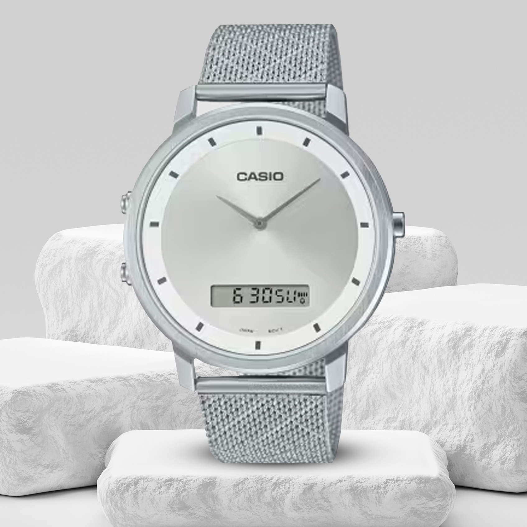 33% off on Men's Standard Stainless Steel Digital Watch | OneDayOnly