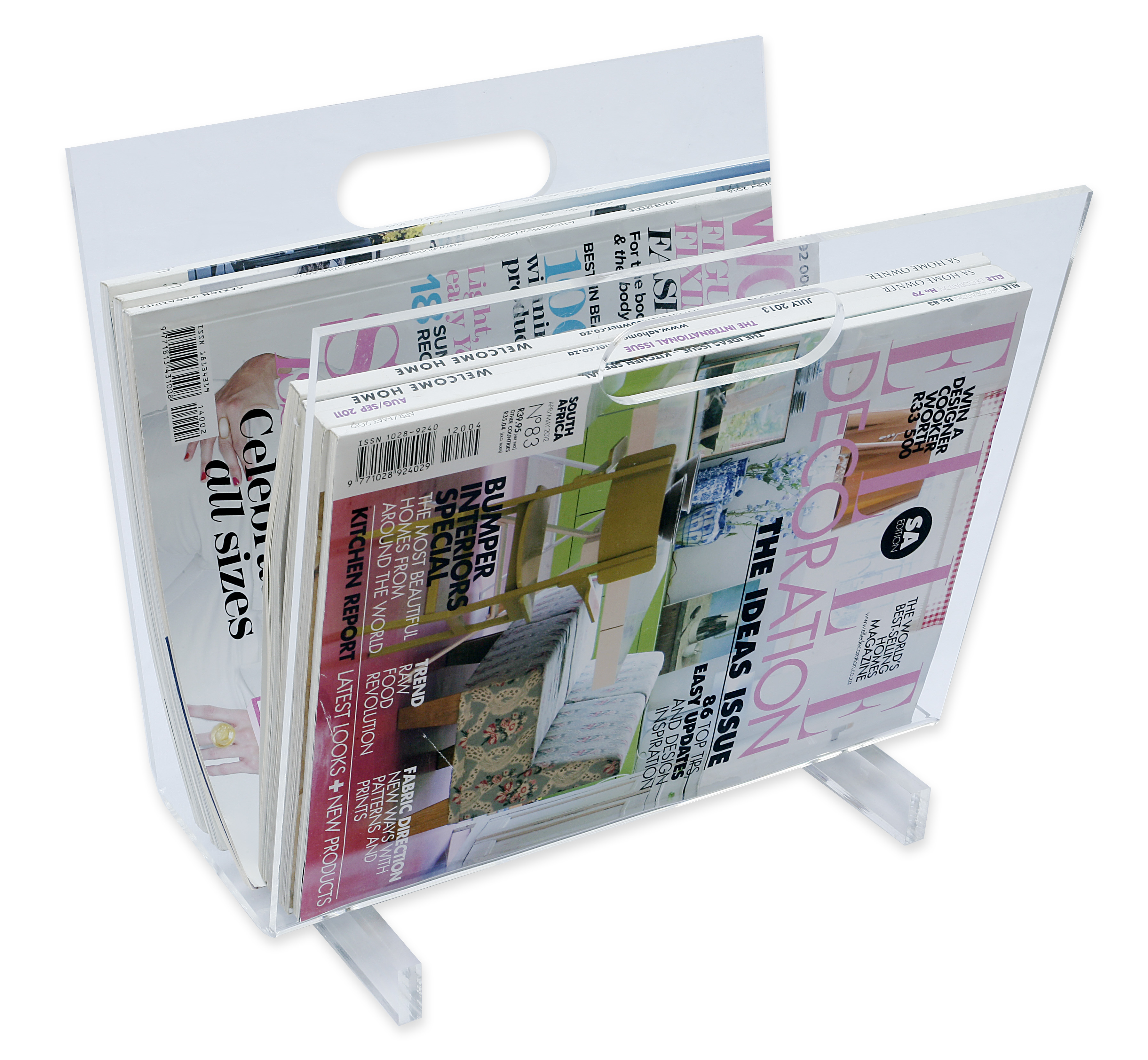 36% off on Acryluso Acrylic Magazine Rack | OneDayOnly