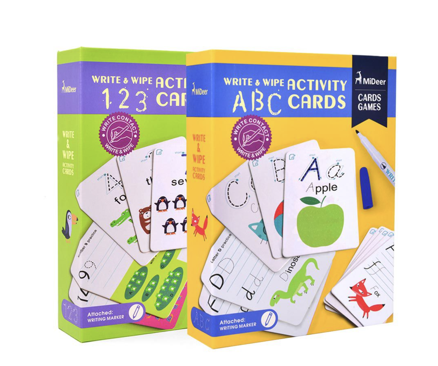32% off on Write & Wipe Cards: 123 & ABC | OneDayOnly