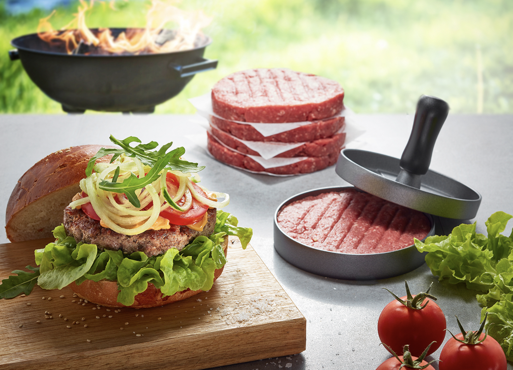 46% off on Gefu 3-Piece Burger Set | OneDayOnly