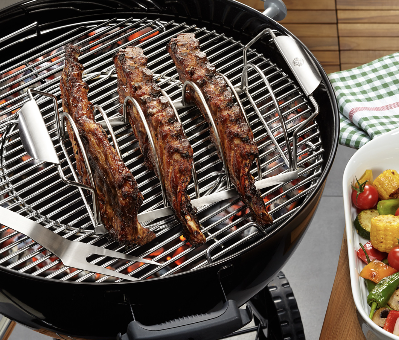 46% off on Multifunctional Spare rib rack BBQ | OneDayOnly