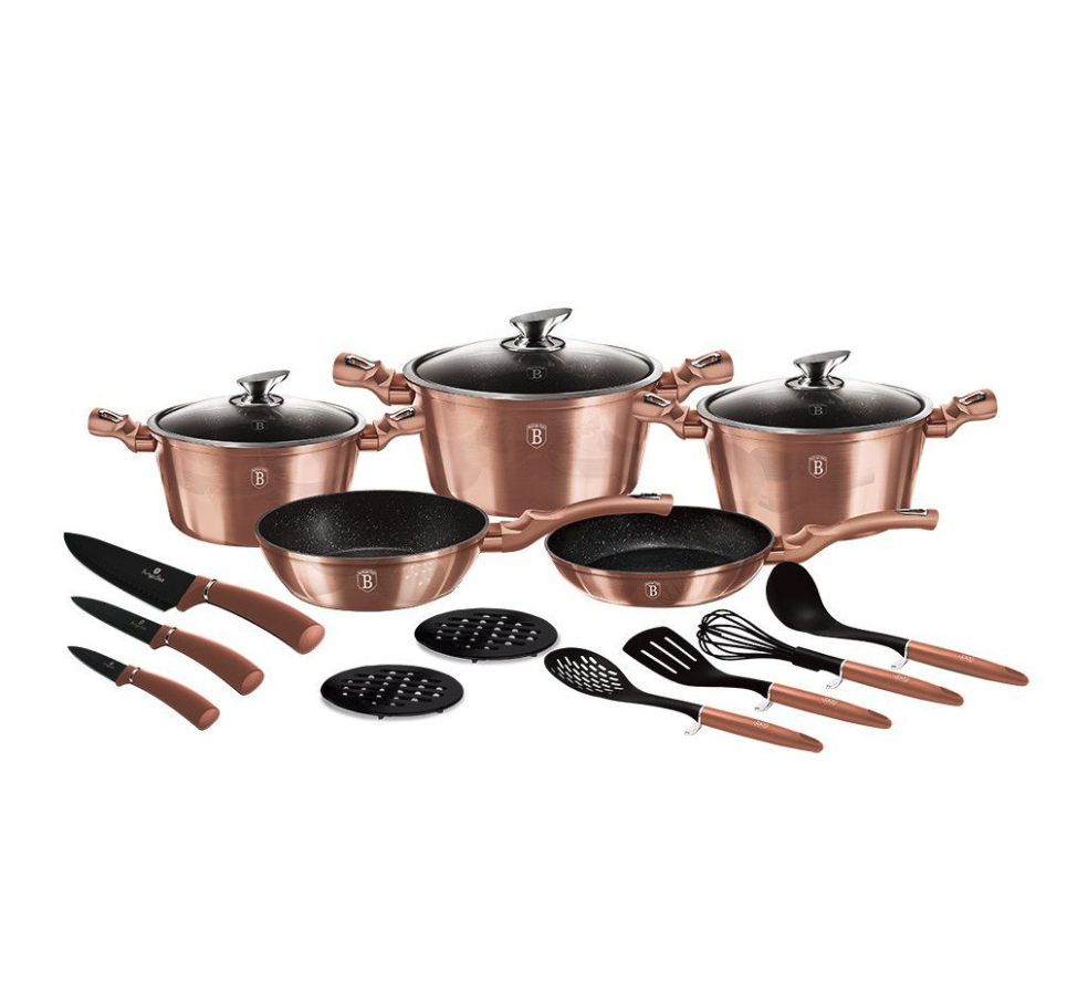 41% off on 17-Piece Marble Coating Cookware Set | OneDayOnly