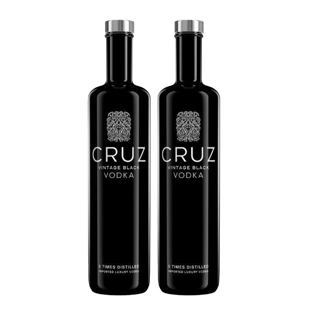 17% off on Cruz 2x 750ml Vintage Black Vodka | OneDayOnly