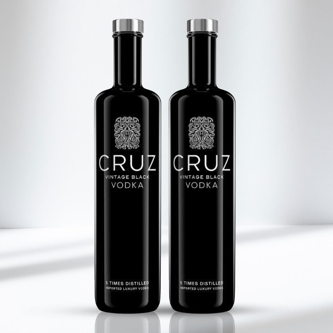 17% off on Cruz 2x 750ml Vintage Black Vodka | OneDayOnly