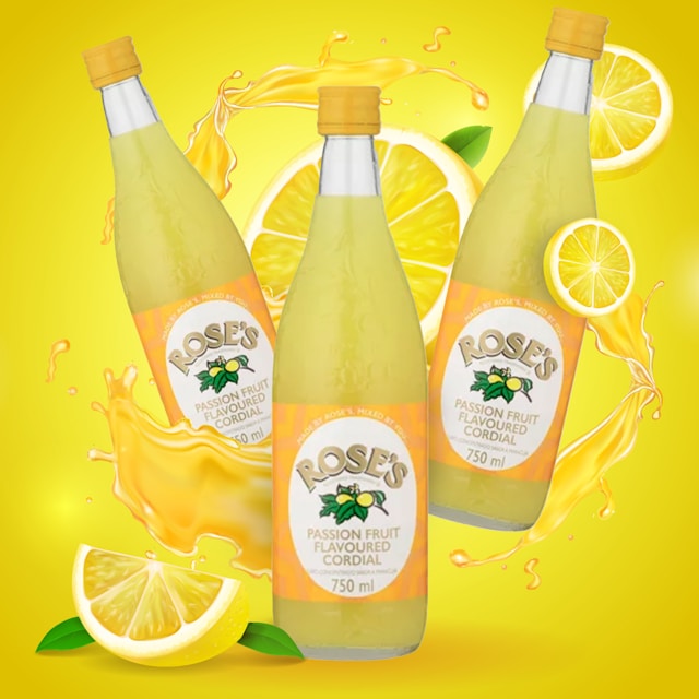 Rose's 3x 750ml Cordials | OneDayOnly