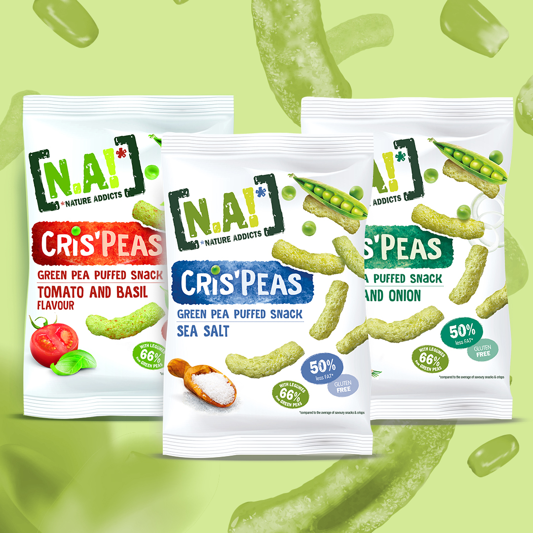 25% off on 10x 50g Cris' Peas Puffed Snacks | OneDayOnly