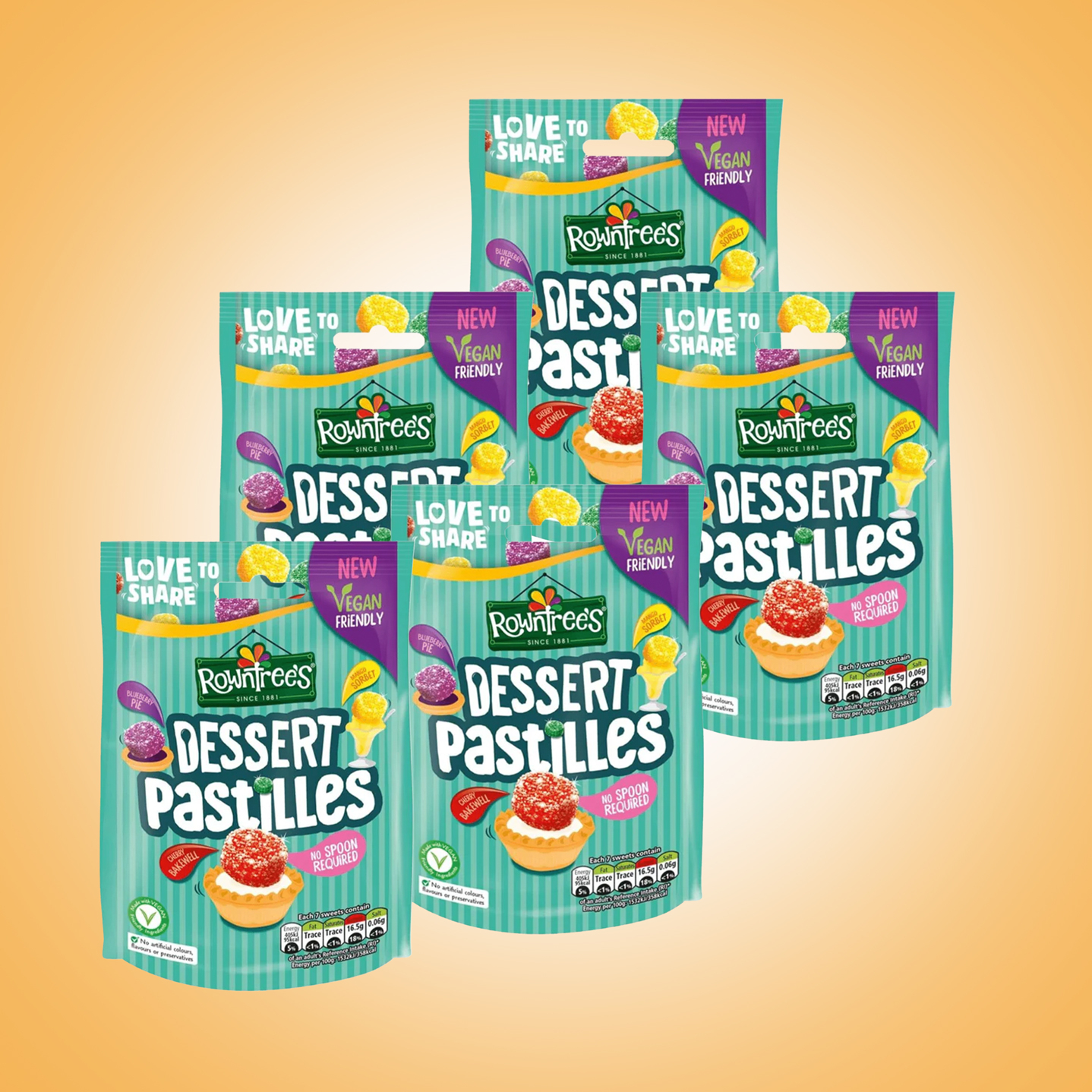 26% off on Rowntree's 5x 139g Pastilles Bags | OneDayOnly