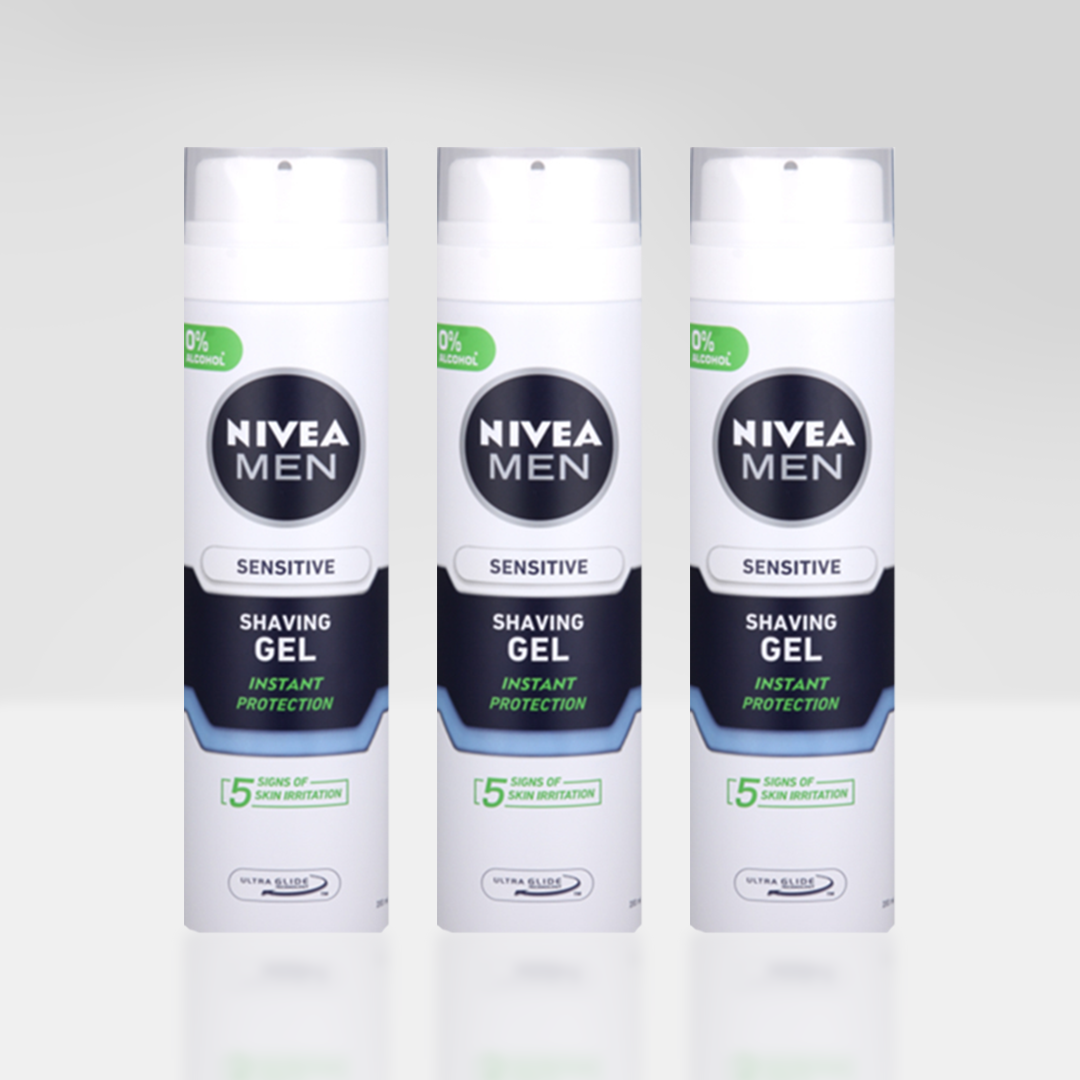 34% off on 3x 200ml Sensitive Shave Gels | OneDayOnly