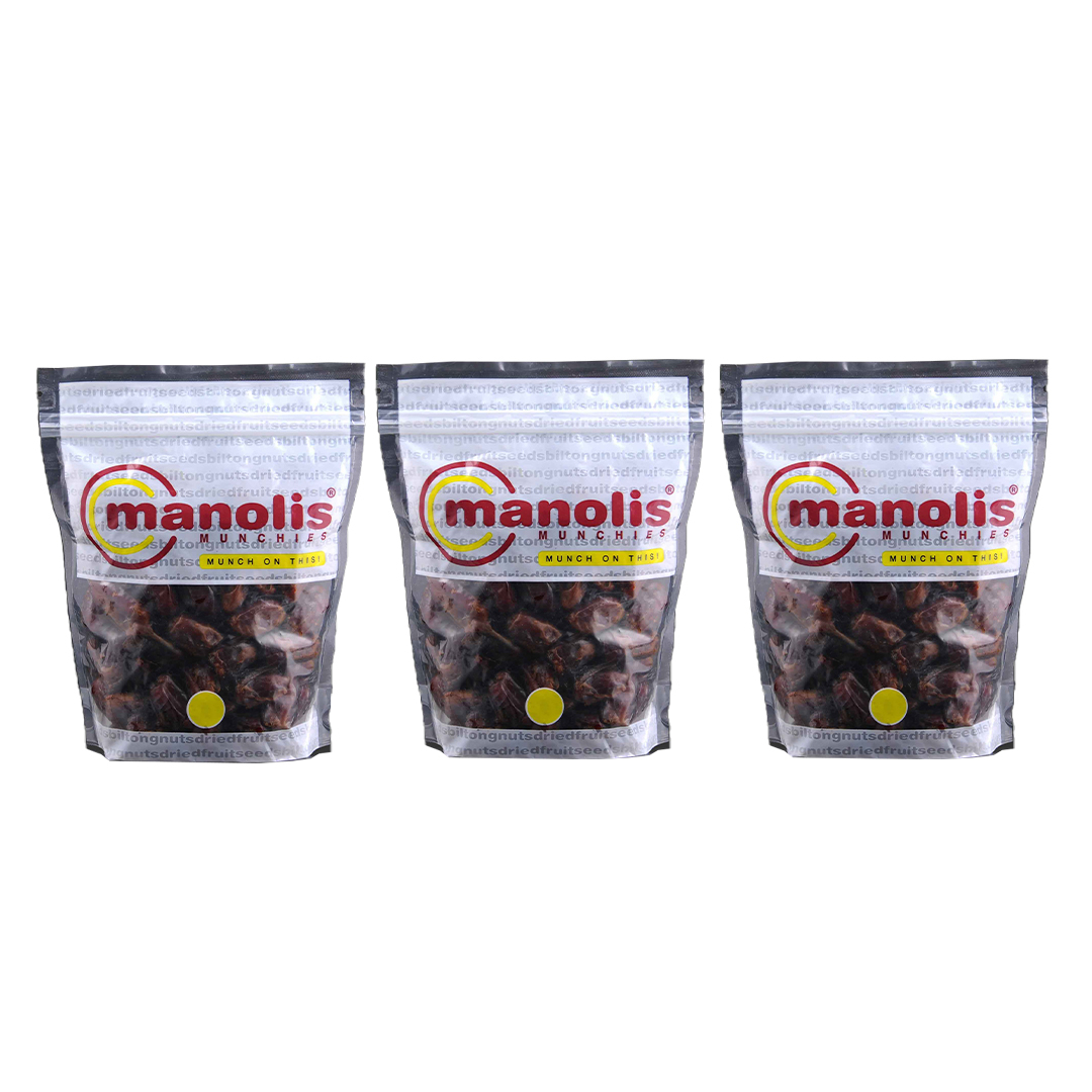 Manolis Munchies 3x 1kg Pitted Dates | OneDayOnly