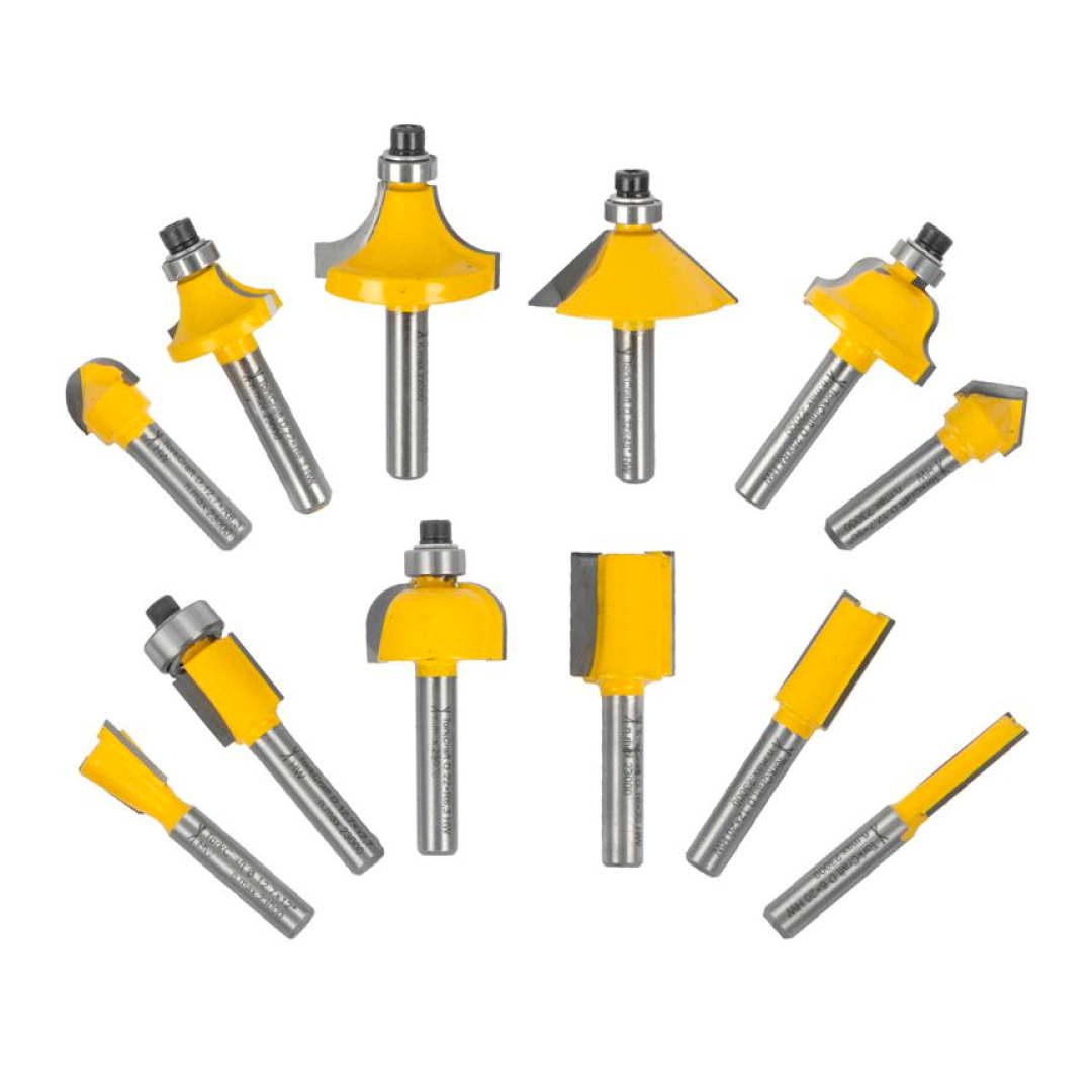 24% off on 12-Piece Router Bit Set & Case | OneDayOnly