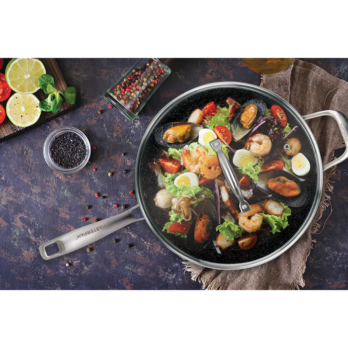 50% off on 28cm Saute Pan with Glass Lid | OneDayOnly