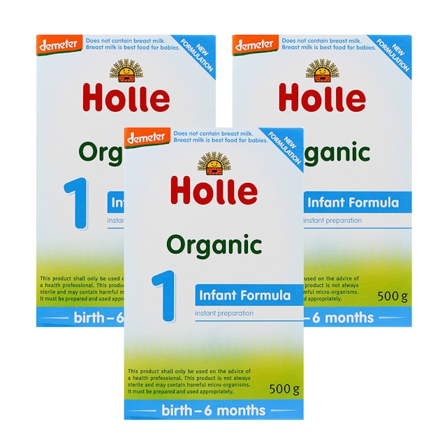 Holle 3x Organic Infant Formulas | OneDayOnly