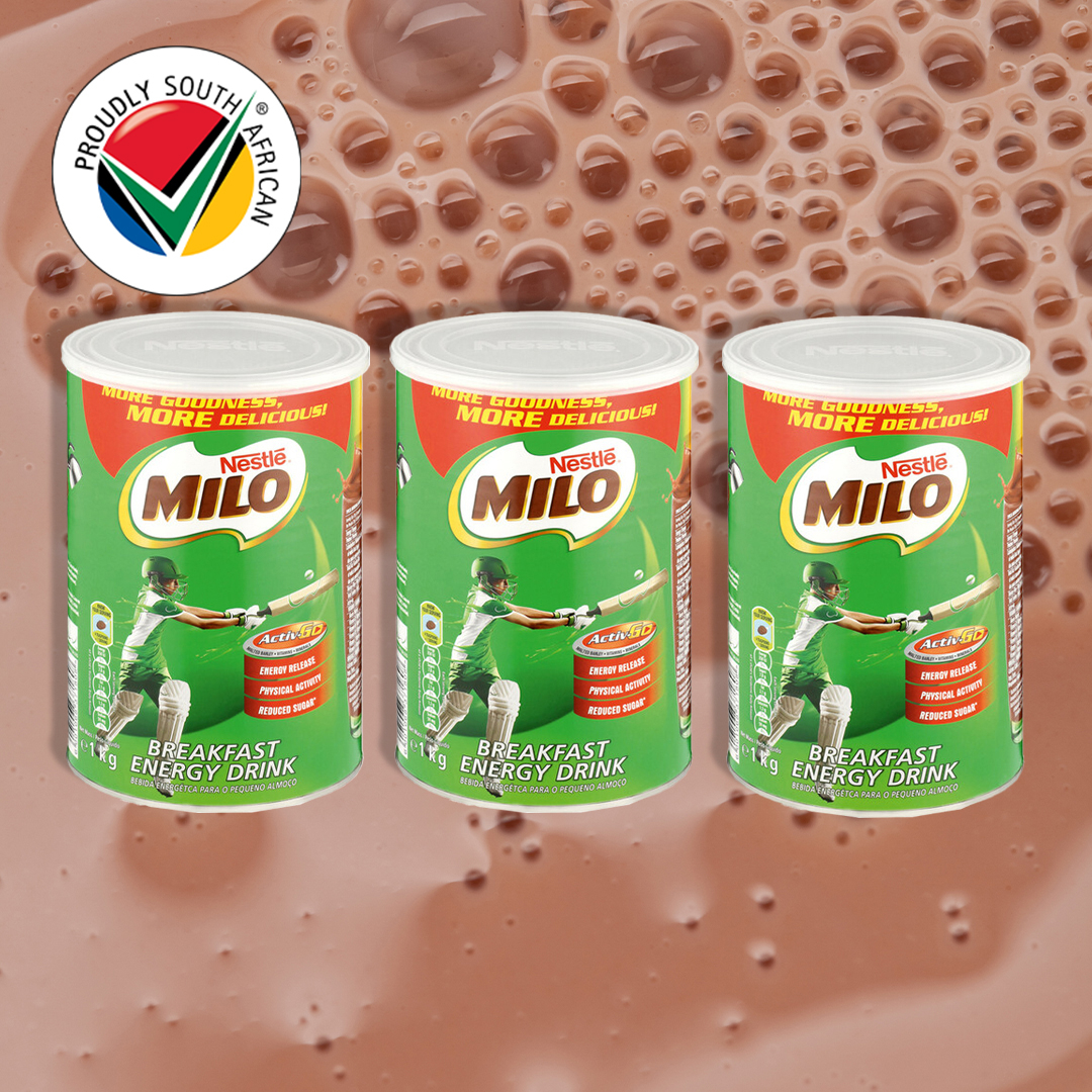 Nestle 3x 1kg MILO Malt Chocolate Energy Drinks | OneDayOnly