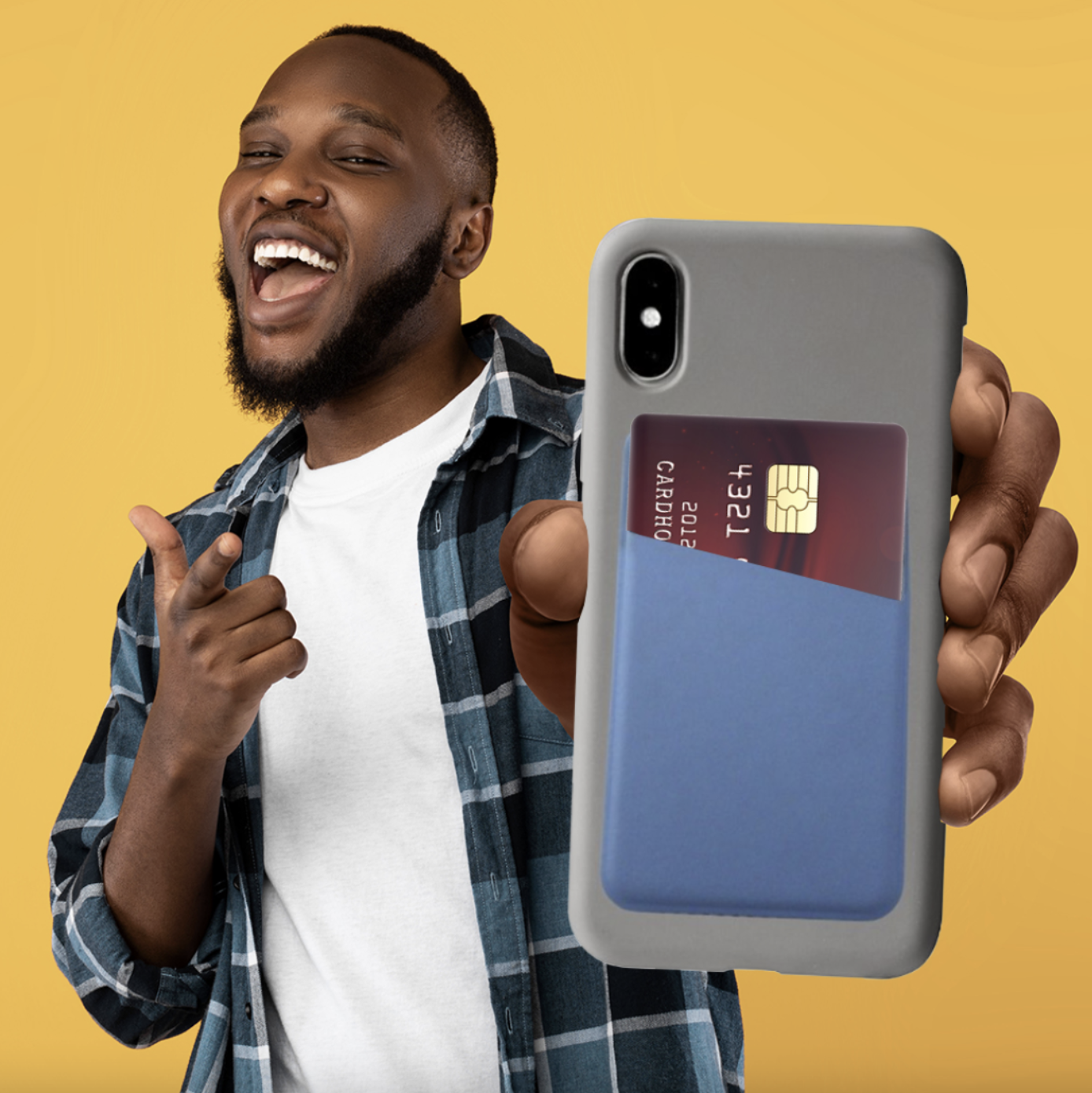 45% off on 2x Smartphone Card or Cash Holders | OneDayOnly