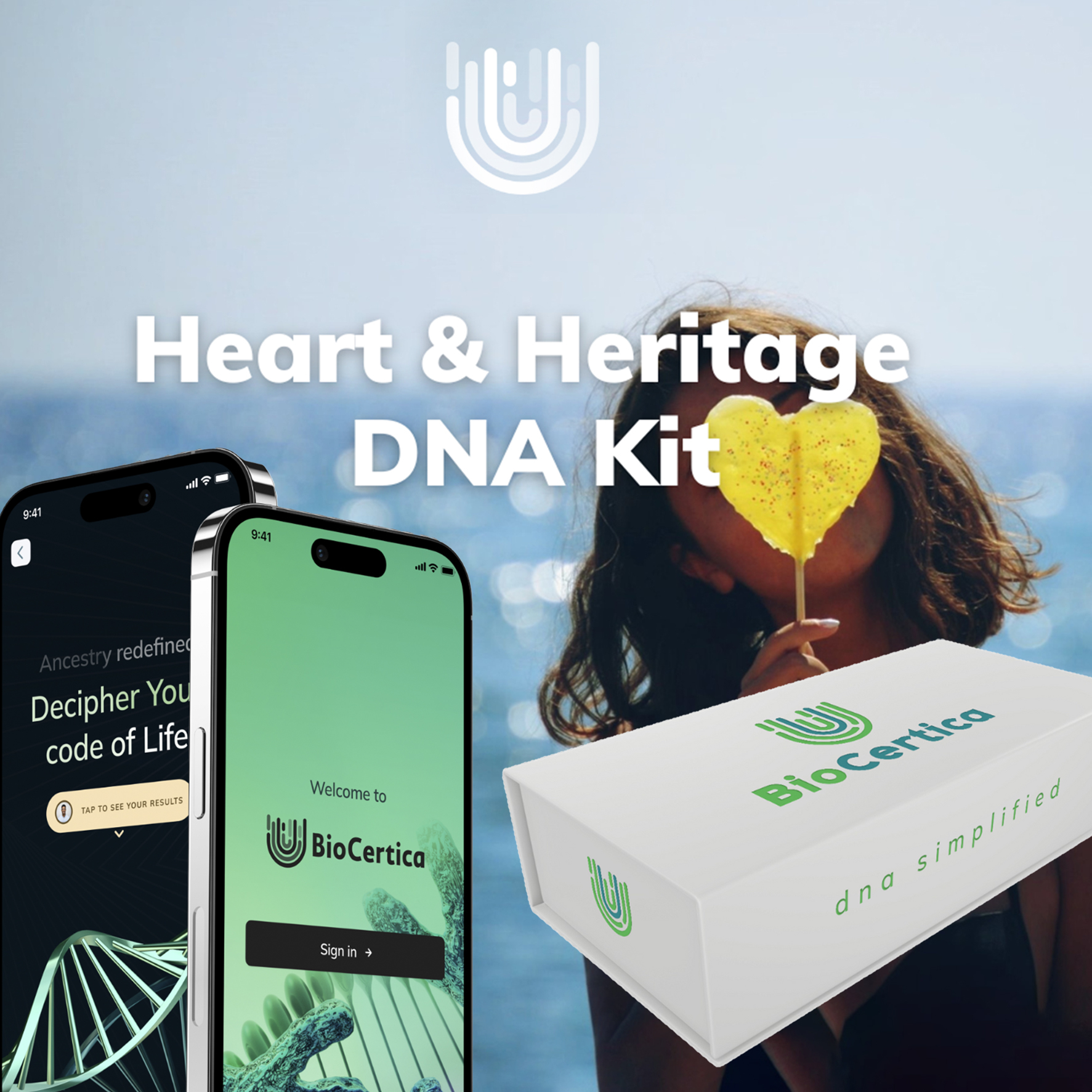 65% off on Heart & Heritage DNA Test Kit | OneDayOnly
