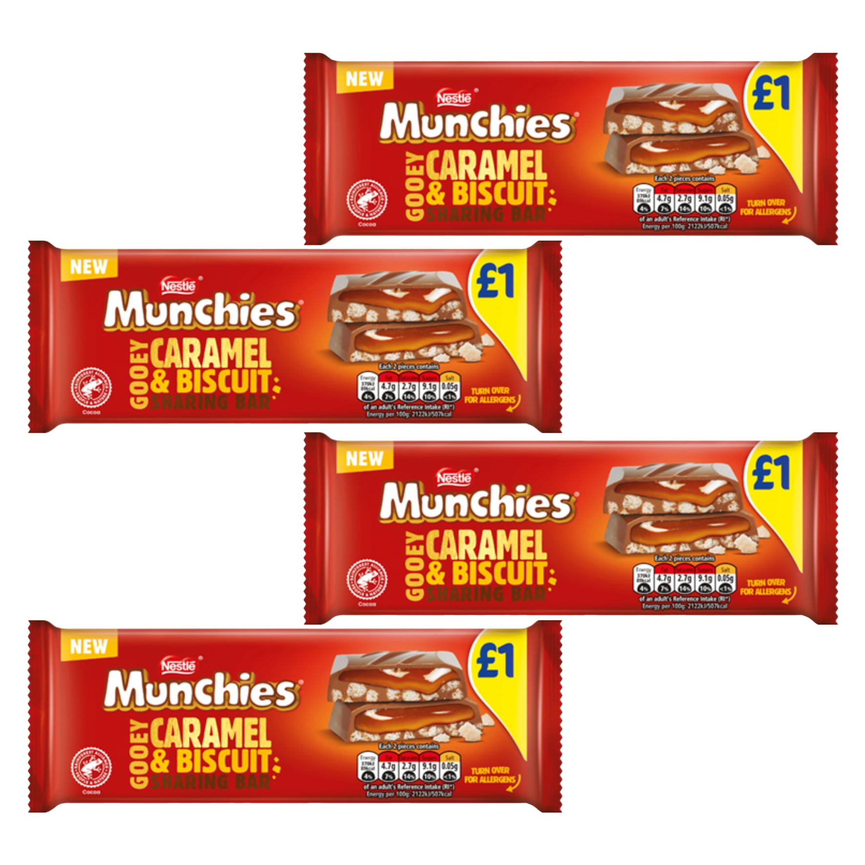 25% off on Nestle 4x Munchies Sharing Bars | OneDayOnly