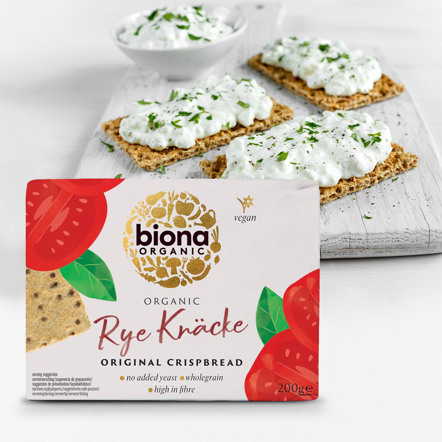 21% off on 3x Organic Knäcke Orginal Rye Crispbreads | OneDayOnly