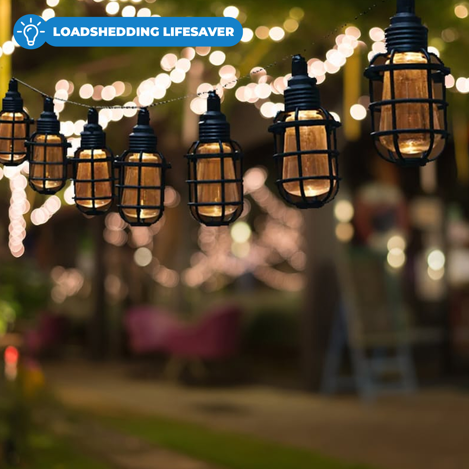 32% off on Glow Solar Cage String Lights | OneDayOnly