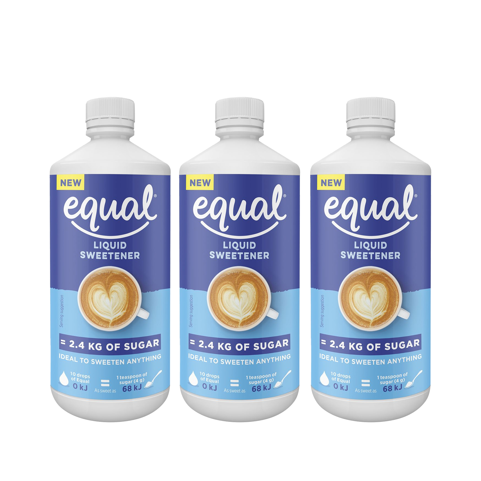 14% off on Equal 3x 200ml Liquid Sweeteners | OneDayOnly