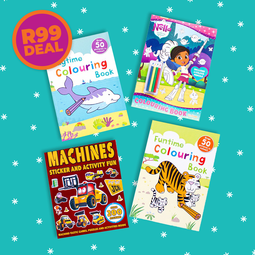 71% off on Set of Sticker & Colouring Book | OneDayOnly
