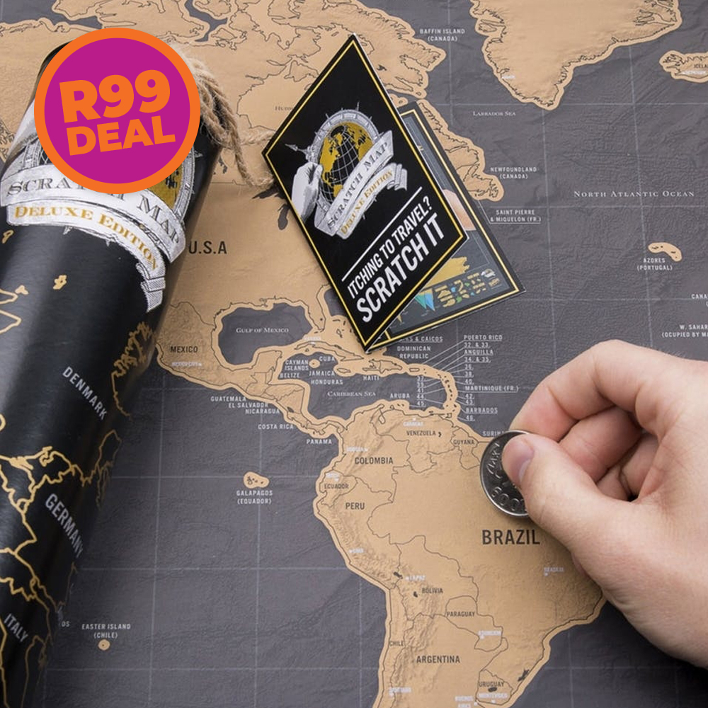 60% off on Wanderer World Scratch Map | OneDayOnly
