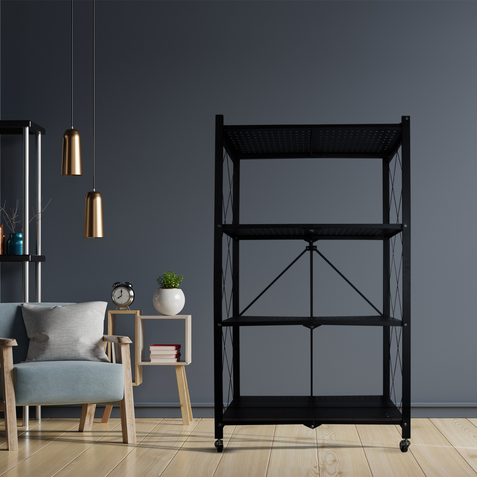 36% off on 4-Tier Foldable Storage Rack | OneDayOnly