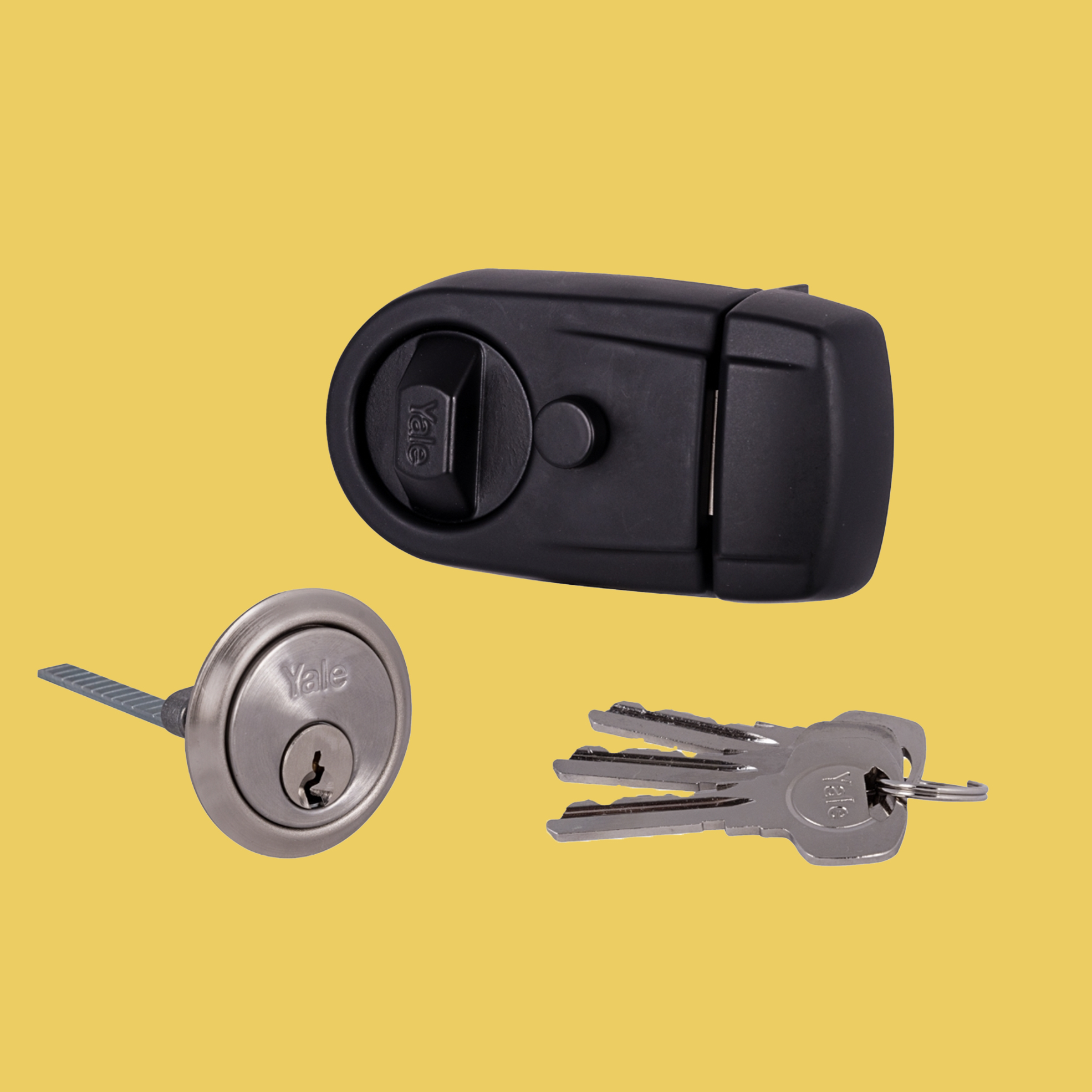 43% off on Yale Black Y3 Nightlatch | OneDayOnly
