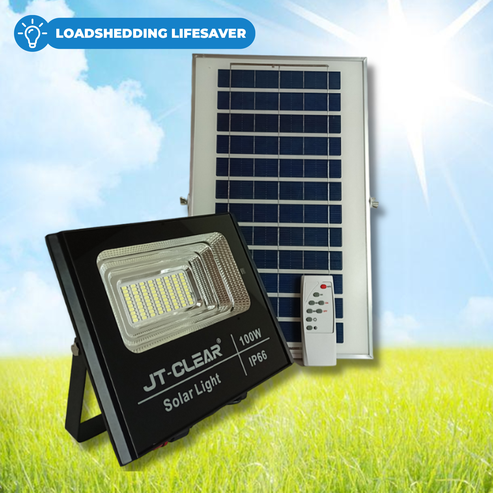38% off on JT Clear Solar LED Flood Light | OneDayOnly