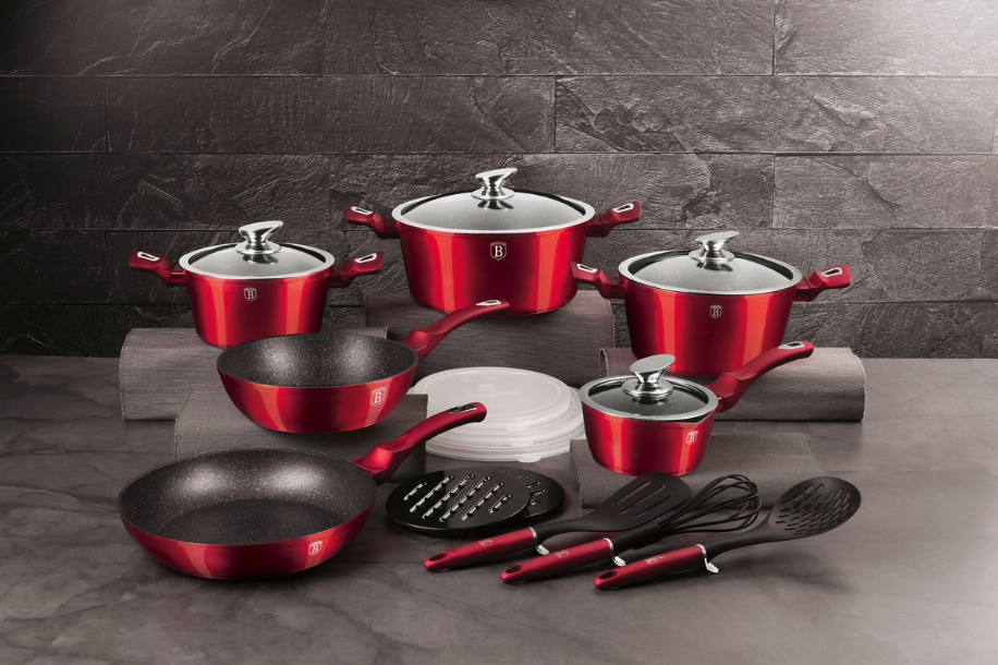 47% off on 18-Piece Marble Cookware Set | OneDayOnly