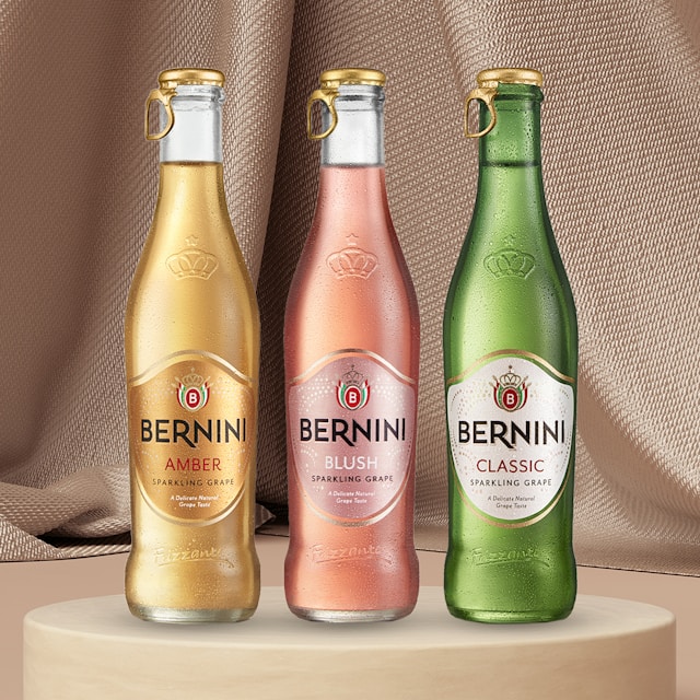 Bernini 24x 275ml Sparkling Grape Spritzer | OneDayOnly