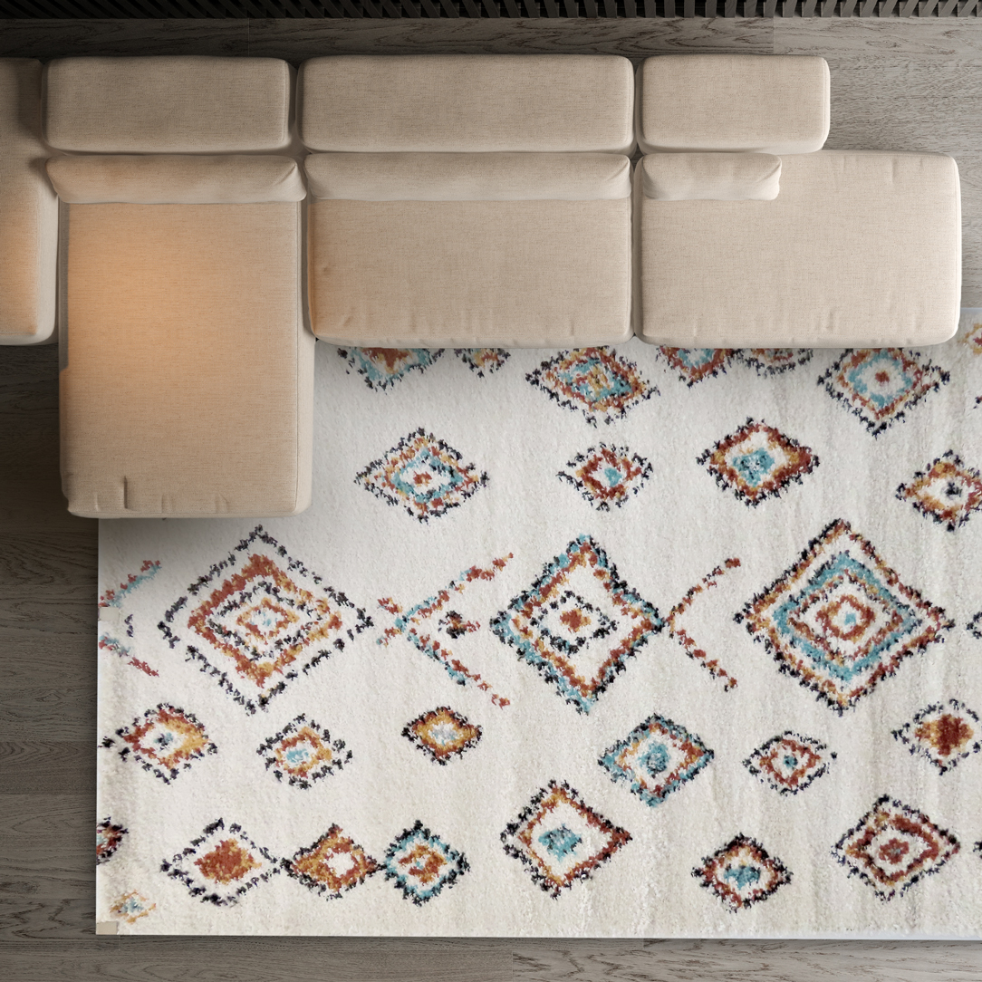 40% off on Iris Multi Gipsy Shaggy Rug | OneDayOnly
