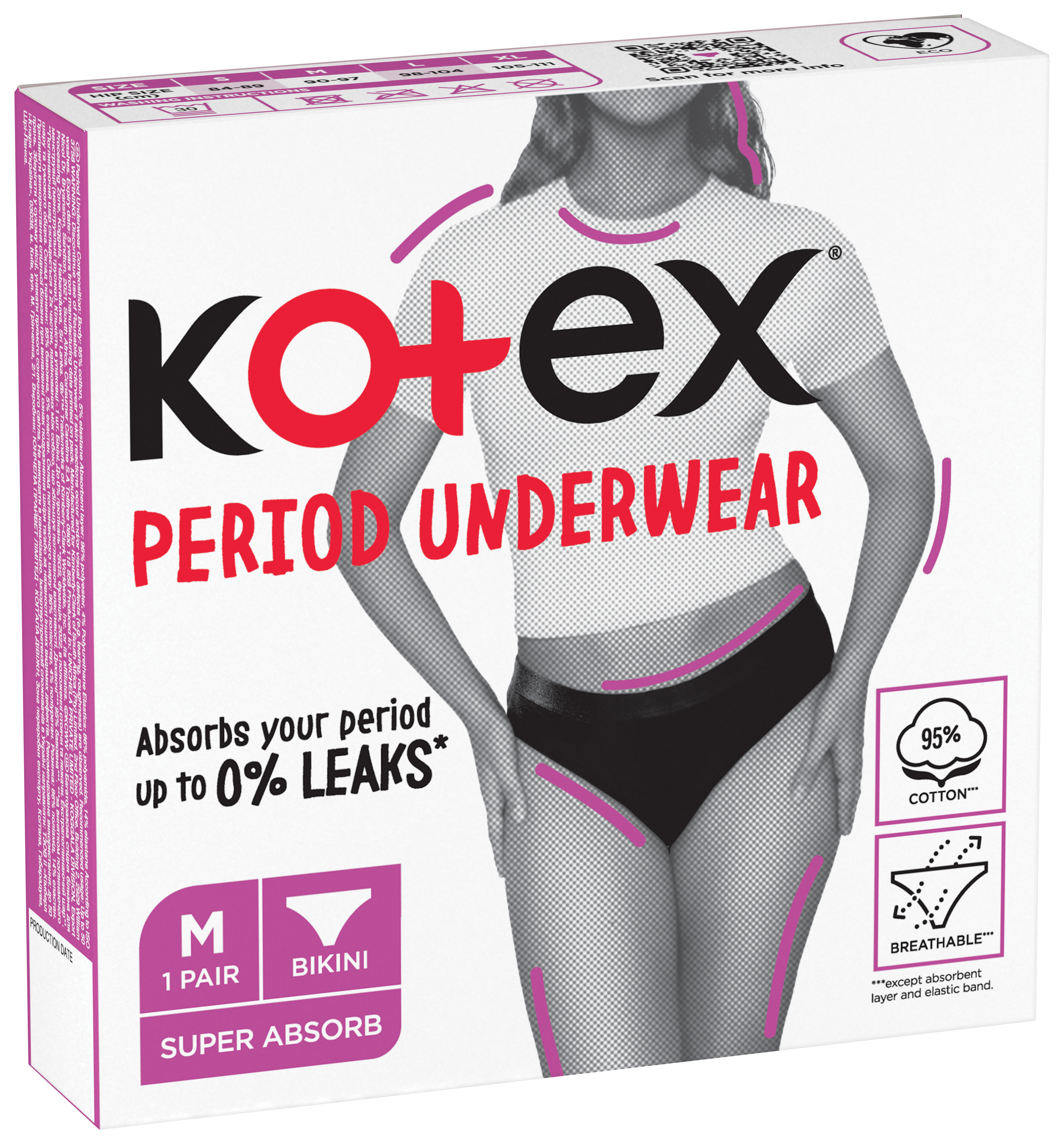 Kotex Medium Period Underwear | OneDayOnly