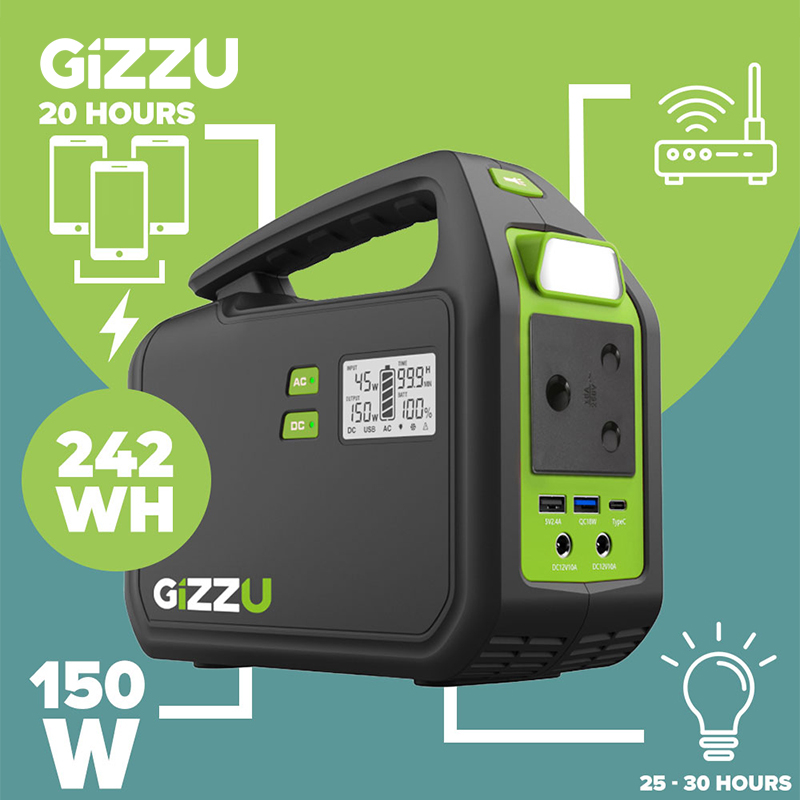 64% off on 150W 242Wh Portable Power Station | OneDayOnly