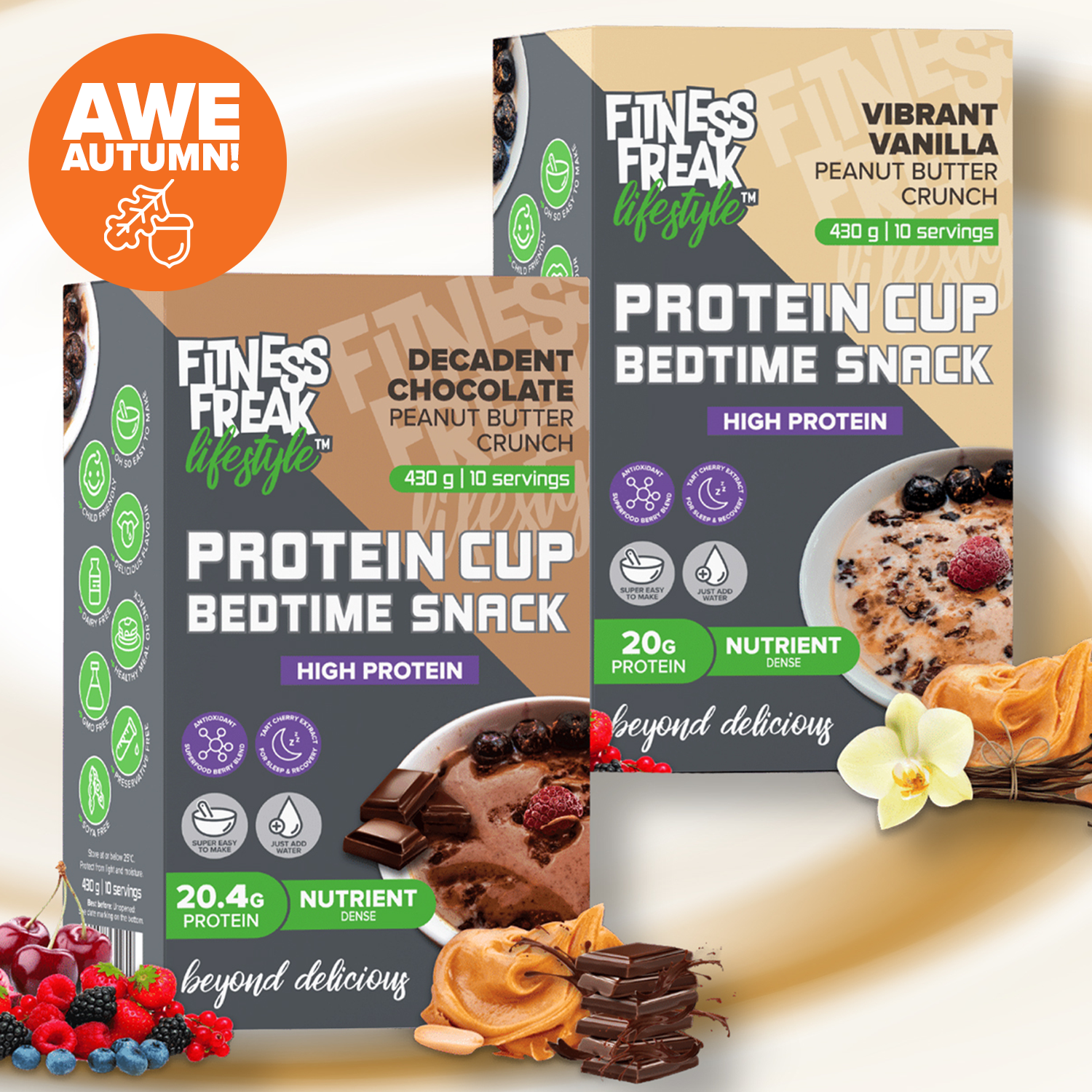 34% off on 2x Protein Cup Bedtime Snacks | OneDayOnly