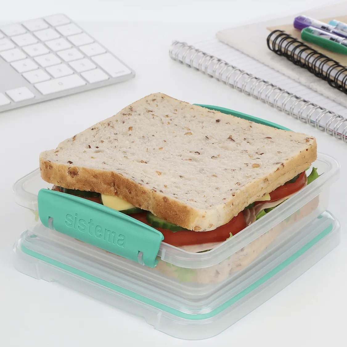 38% off on Sistema 4x 450ml Sandwich Boxes | OneDayOnly
