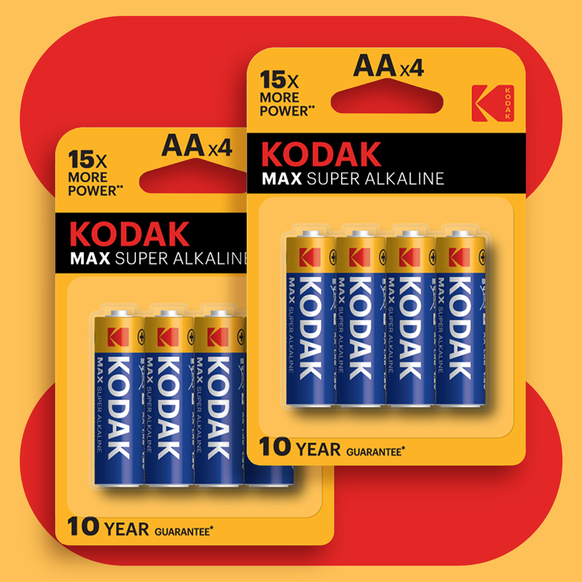 28% off on Kodak 2x 4's Max Alkaline Batteries | OneDayOnly